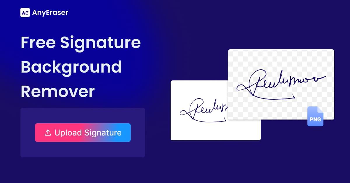 Signature Background Remover – Extract Signature for Free